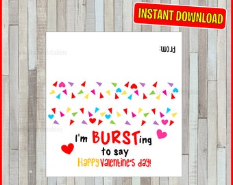 Starburst valentines | Etsy