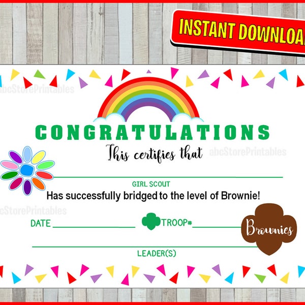 Bridging Certificate - Etsy