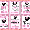 Printable Set of Minnie Mouse Party Signs, 5x7 and 8x10 INSTANT ...