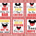 Printable Set of Mickey Mouse Party Signs, 5x7 and 8x10 INSTANT ...