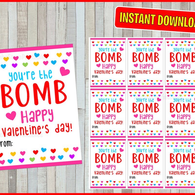 Bath Bomb Tag - Etsy