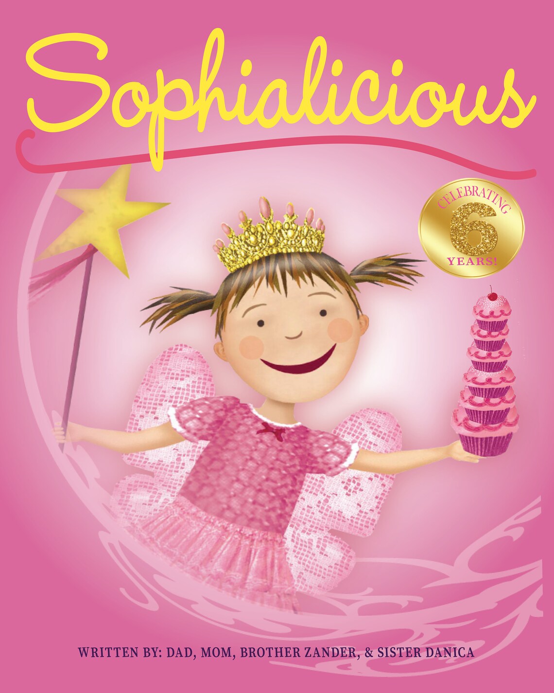 Personalized Pinkalicious Book Cover Size 16x20 (digital File) - Etsy
