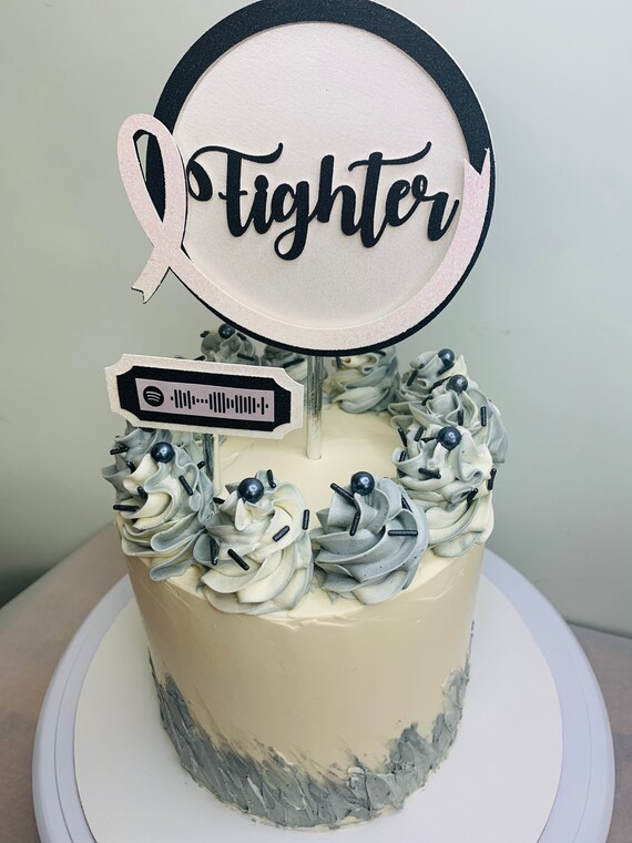 Cancer Fighter Survivor Cake Topper - Etsy