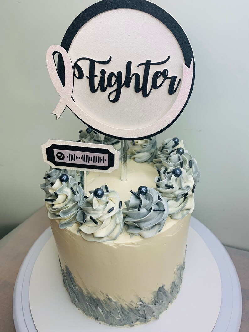 Cancer Fighter Survivor Cake Topper - Etsy