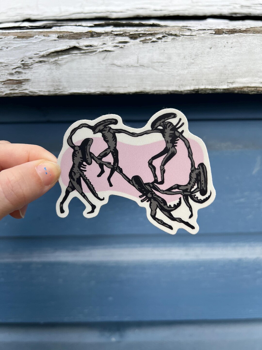 The Dance Xenomorph Mattise Vinyl Sticker - Etsy