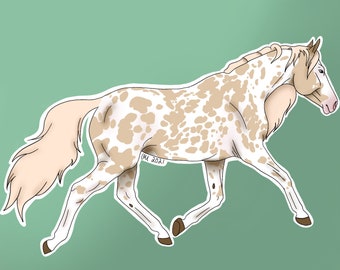 Bay Horse Equestrian Waterproof Vsco Laptop Water Bottle Sticker Gift ...