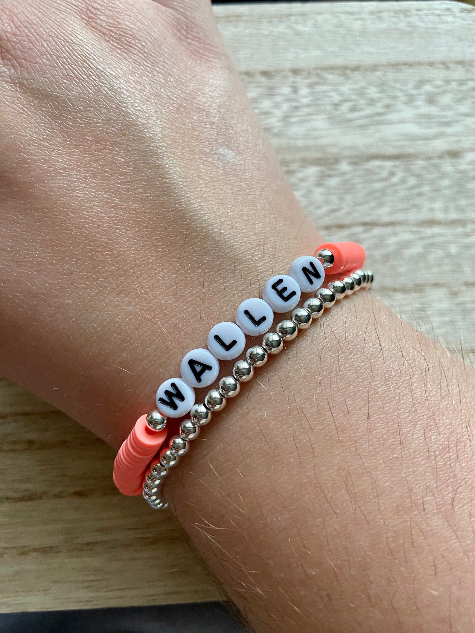 Wallen Clay Beaded Bracelet Stack - Etsy