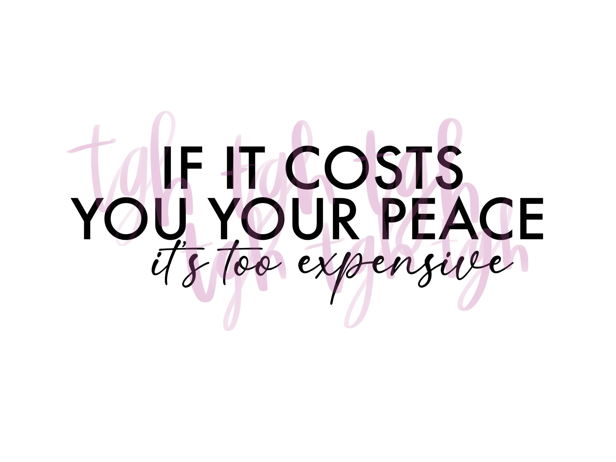 Its Too Expensive SVG - Etsy