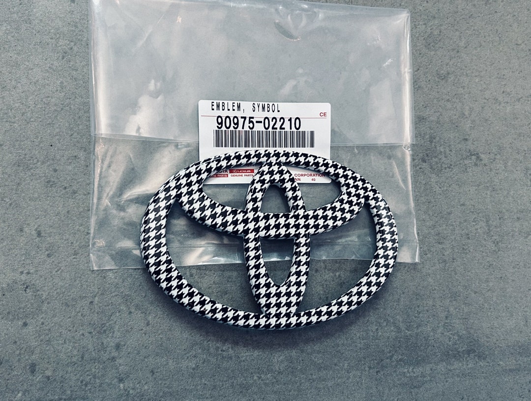 Toyota Prius 2023-2024 Houndstooth Front Emblem Badge OEM Logo - Etsy