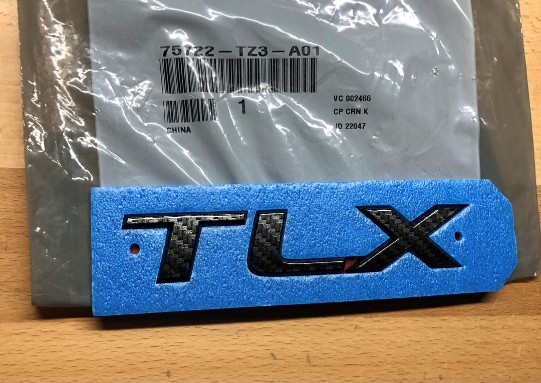 Acura TLX 2015-2017 Carbon Fiber Emblem Nameplate Trunk Lid - Etsy