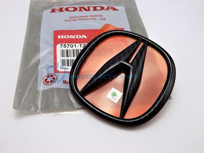 Acura TLX 2015-2020 Black Carbon Fiber Emblem Rear Trunk Lid - Etsy