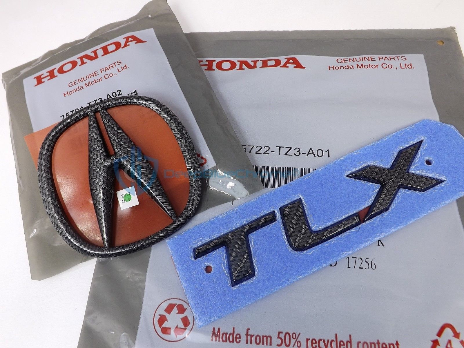 Acura TLX 2015-2017 Carbon Fiber Emblem Set Trunk Lid Badges - Etsy UK