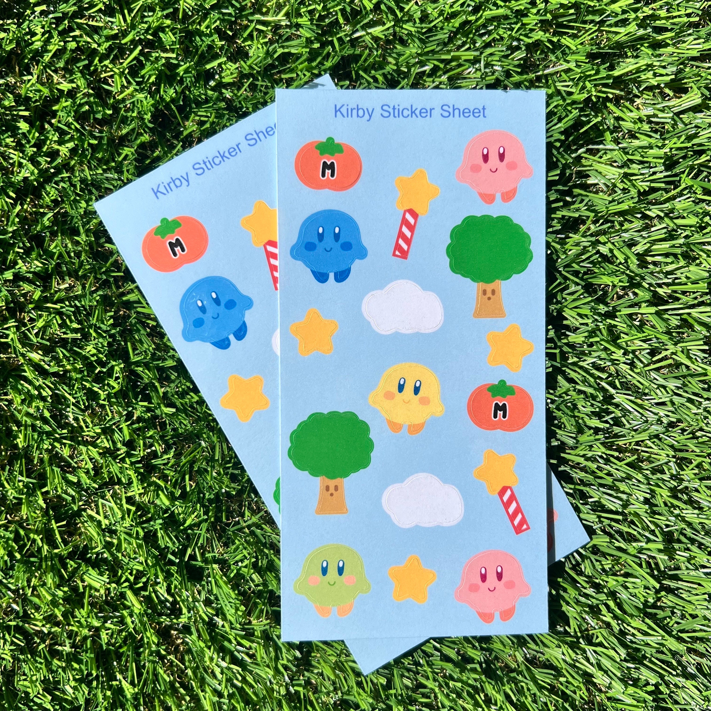 Kirby Sticker Sheet - Etsy