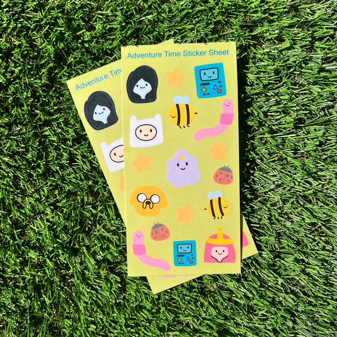 Adventure Time Sticker Sheet - Etsy