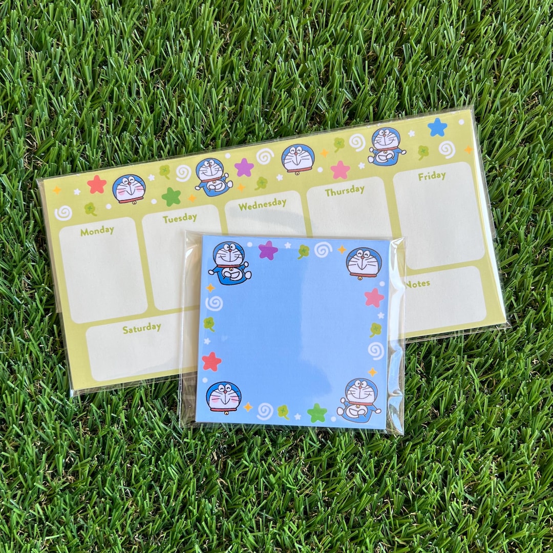Handmade Doraemon Planner + Memo - Etsy