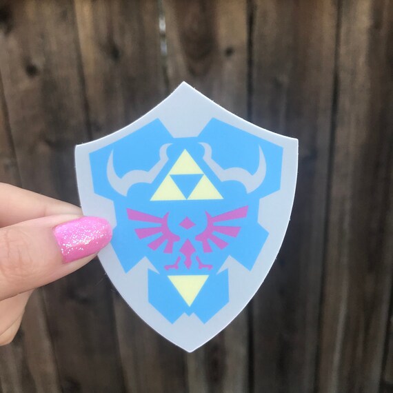 Kawaii Shield Sticker - Etsy