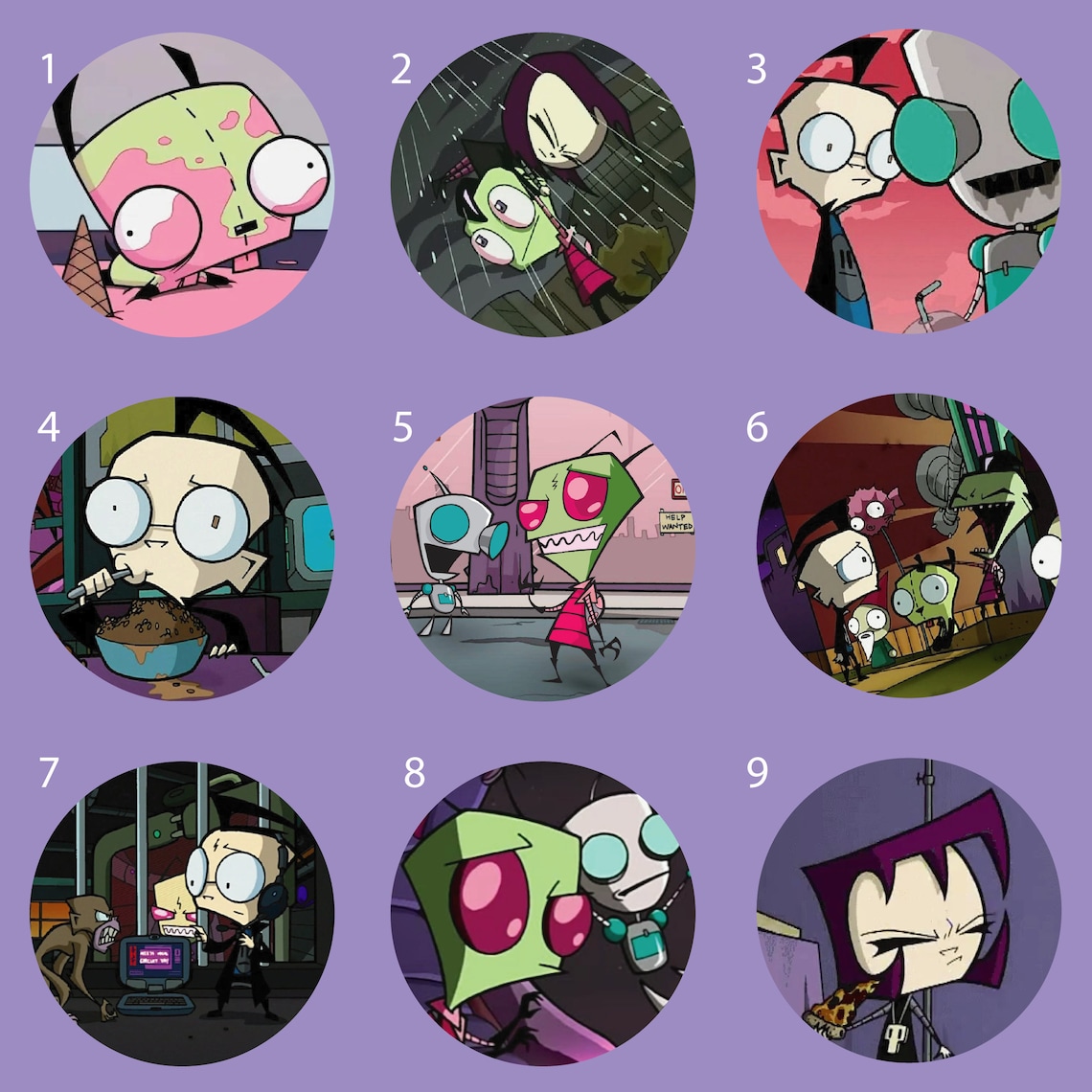 Invader Zim Pins - Etsy