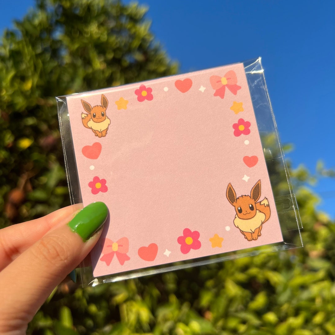 Handmade Eevee Memo Pad - Etsy