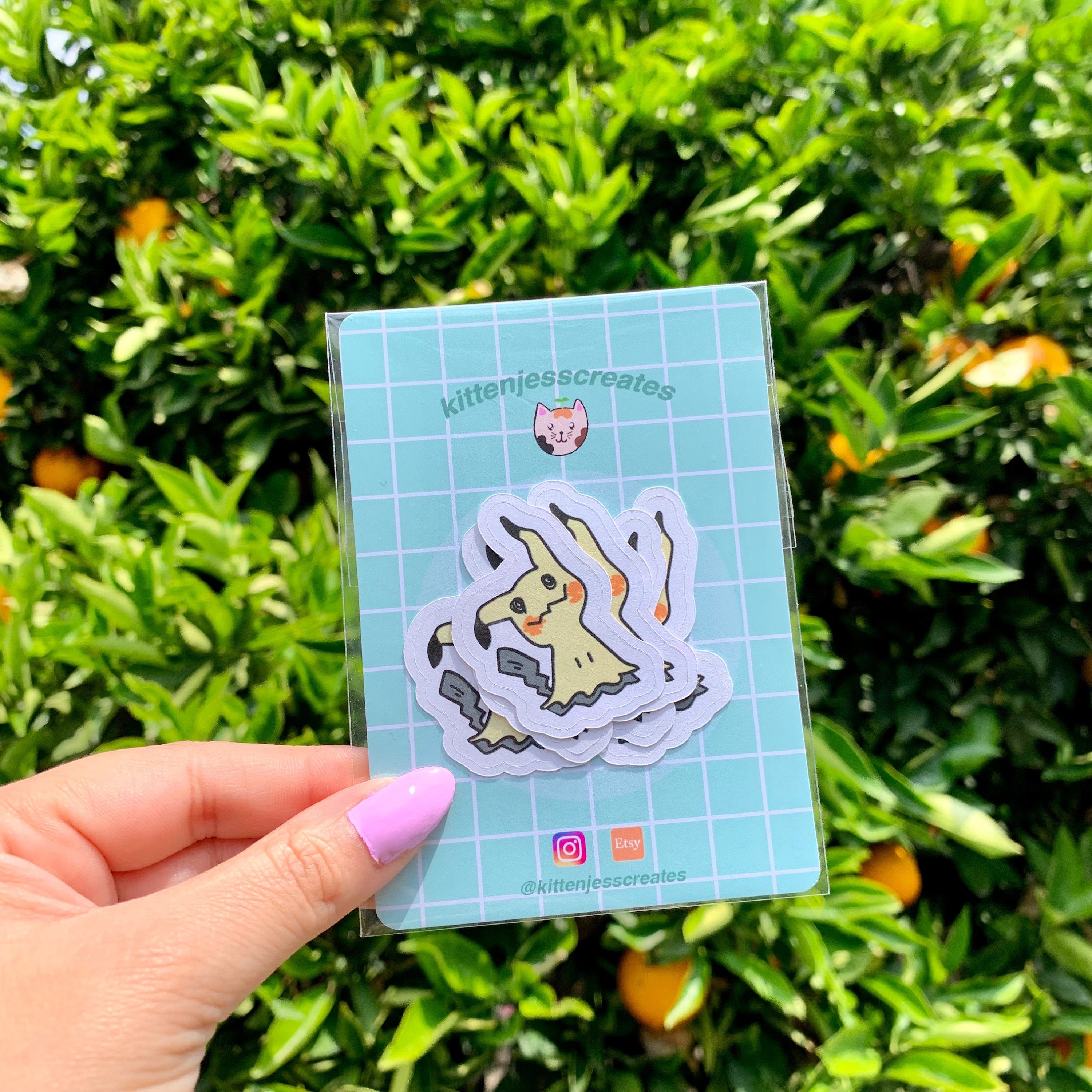 Mimikyu Sticker Pack | Etsy