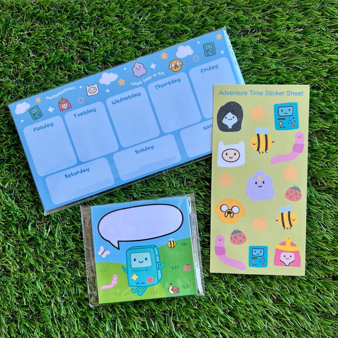 Adventure Time Stationery Set - Etsy