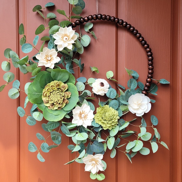 Modern Wreath - Etsy