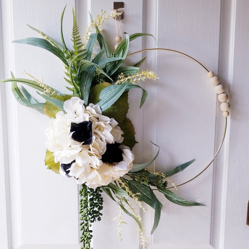 Modern Wreath - Etsy