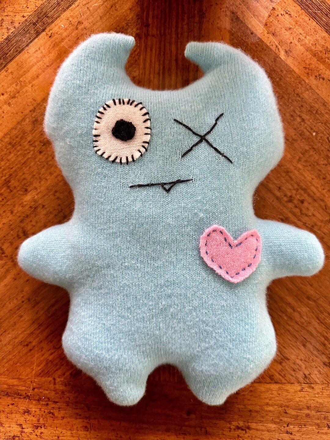Silly Monster Handmade Stuffed Animal Made From Upcycled - Etsy