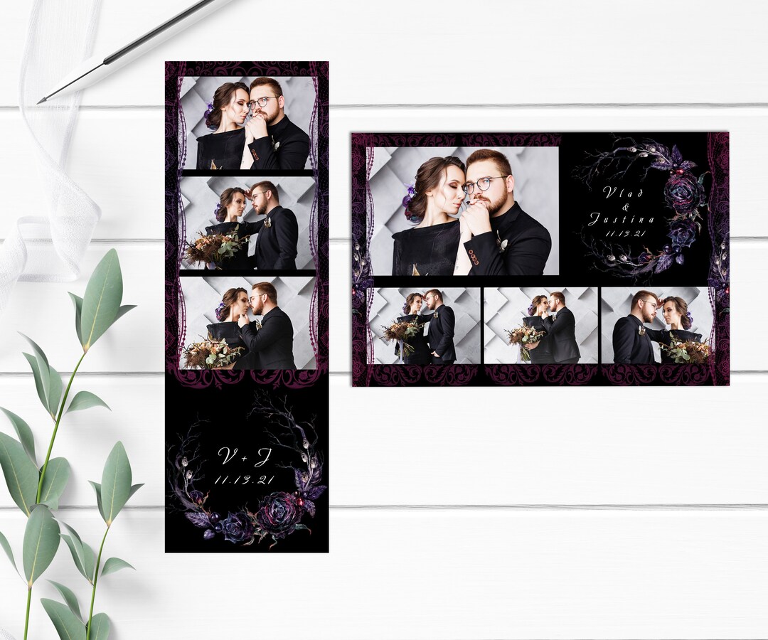 Elegantly Gothic Booth Template Set - Etsy