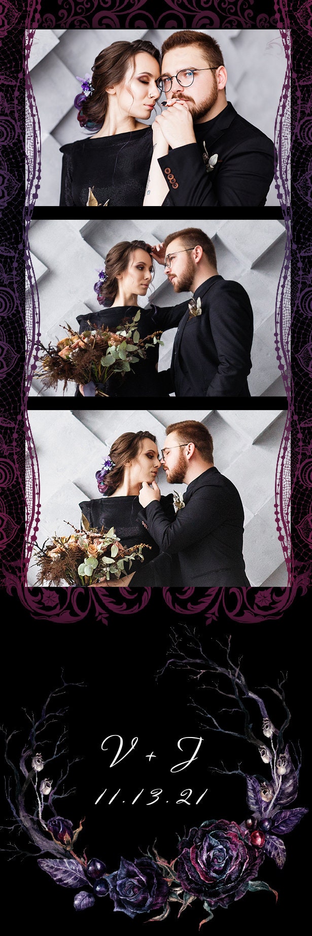 Elegantly Gothic Booth Template Set - Etsy