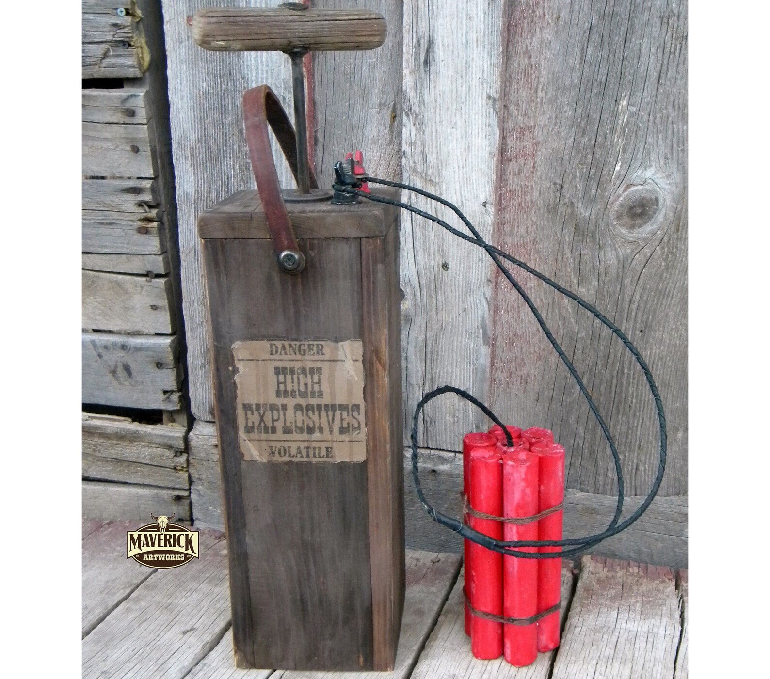 Handmade prop Dynamite Plunger & prop Dynamite Bundle made to | Etsy