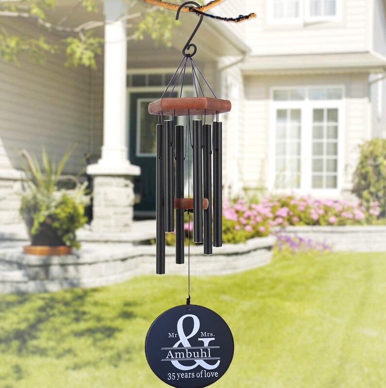 Wind Chime Personalized Wind Chimes Engraved Wind Chime - Etsy