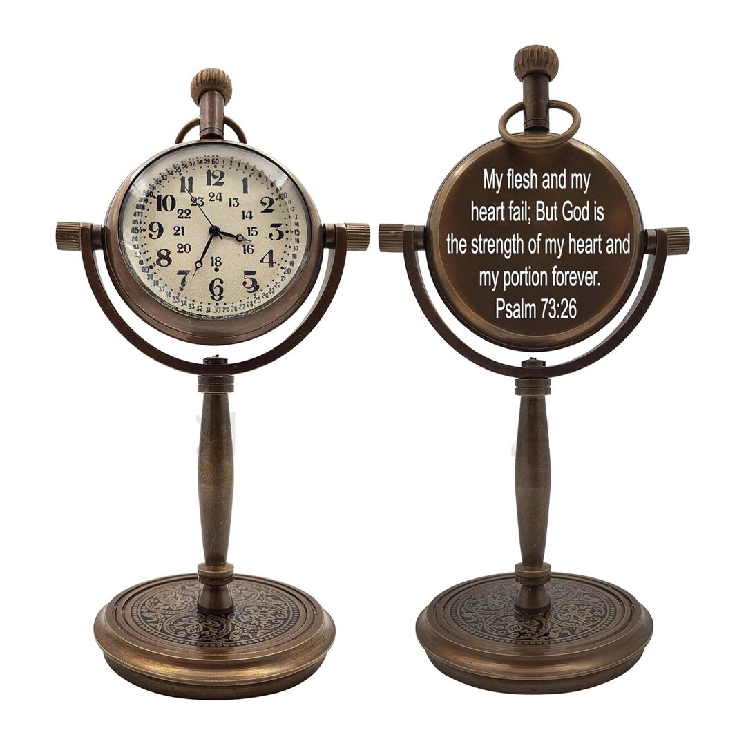 Personalized Clock, Engraved Desk Clock Custom Retirement Gift ...