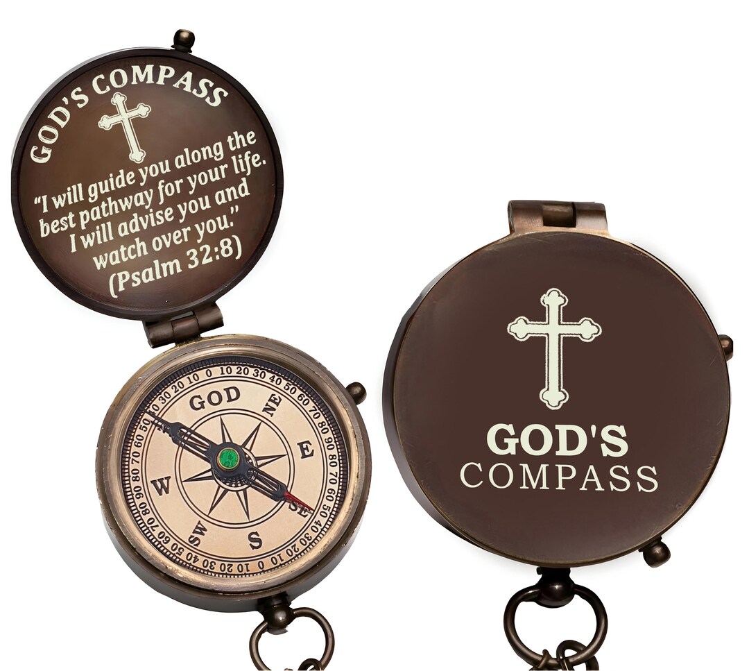 God Compass – Baptism, Communion & Confirmation Gift for Teenage Boys ...