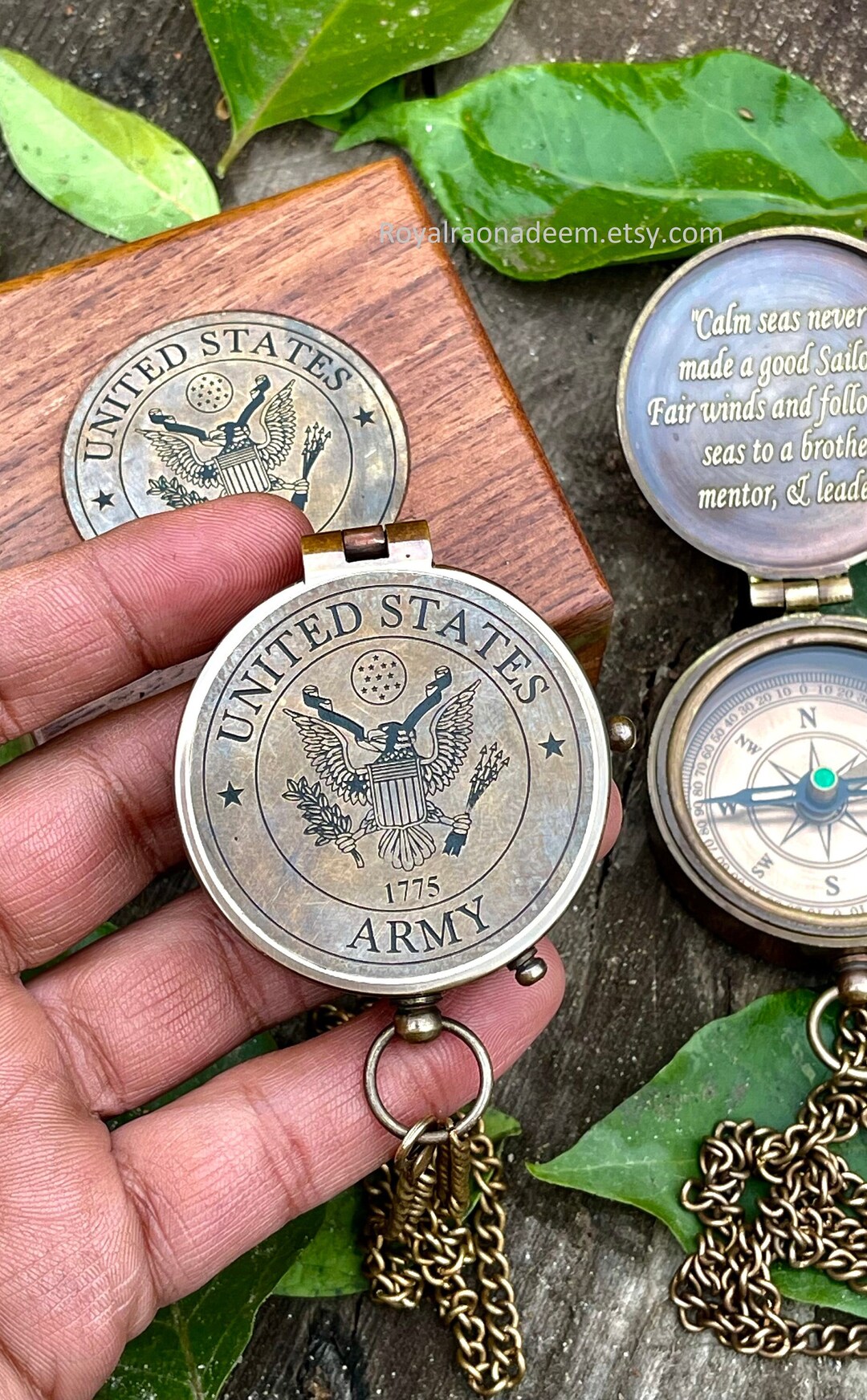 Antique Army Gift, Vintage US Army Gifts, Personalized Engraved ...