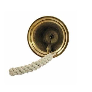 Personalized Bell - Engraved Hanging Brass Bell Quality Wall Mounted ...