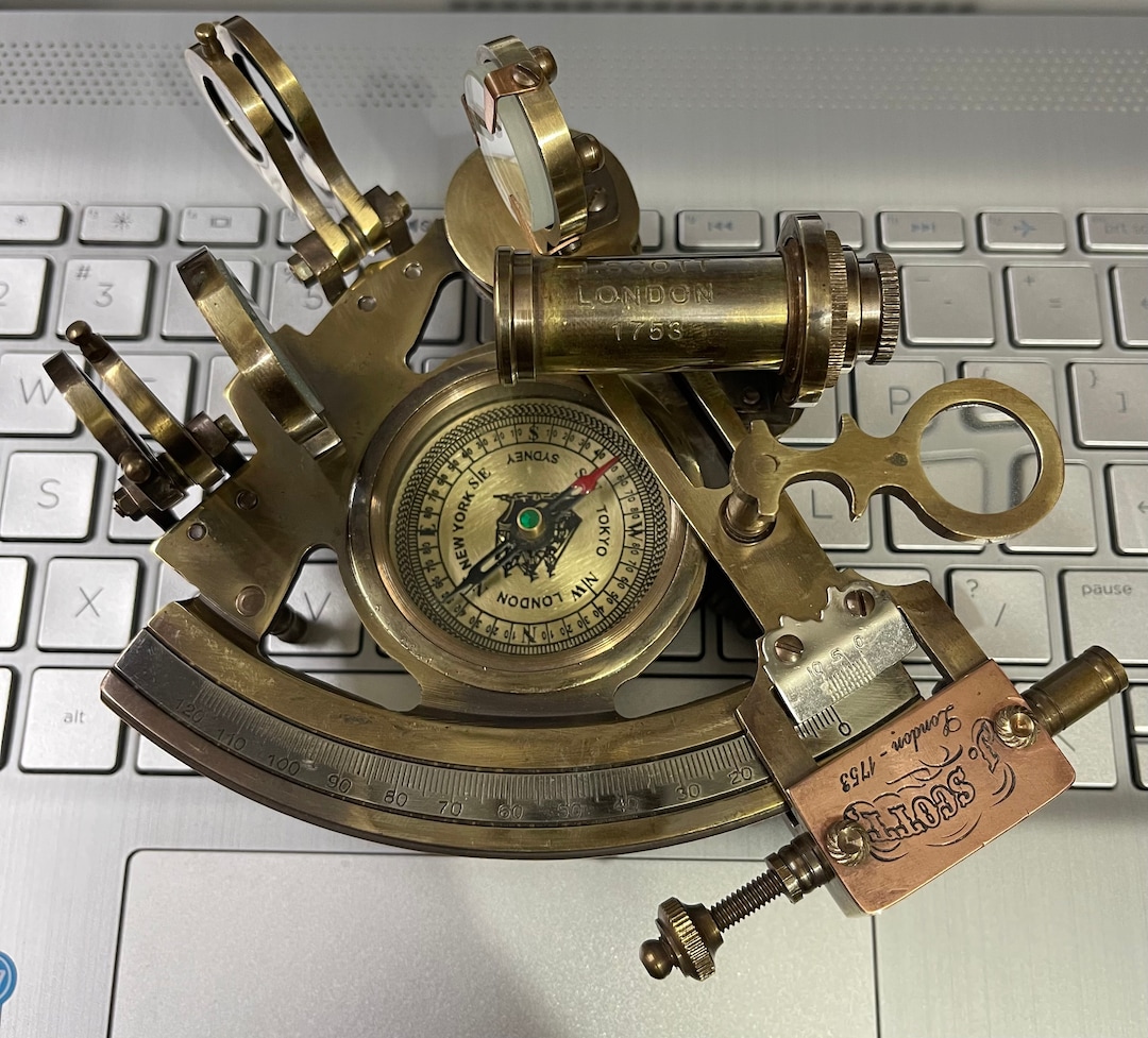 Compass, Personalized Compass Engraved Compass With Sextant , Working ...