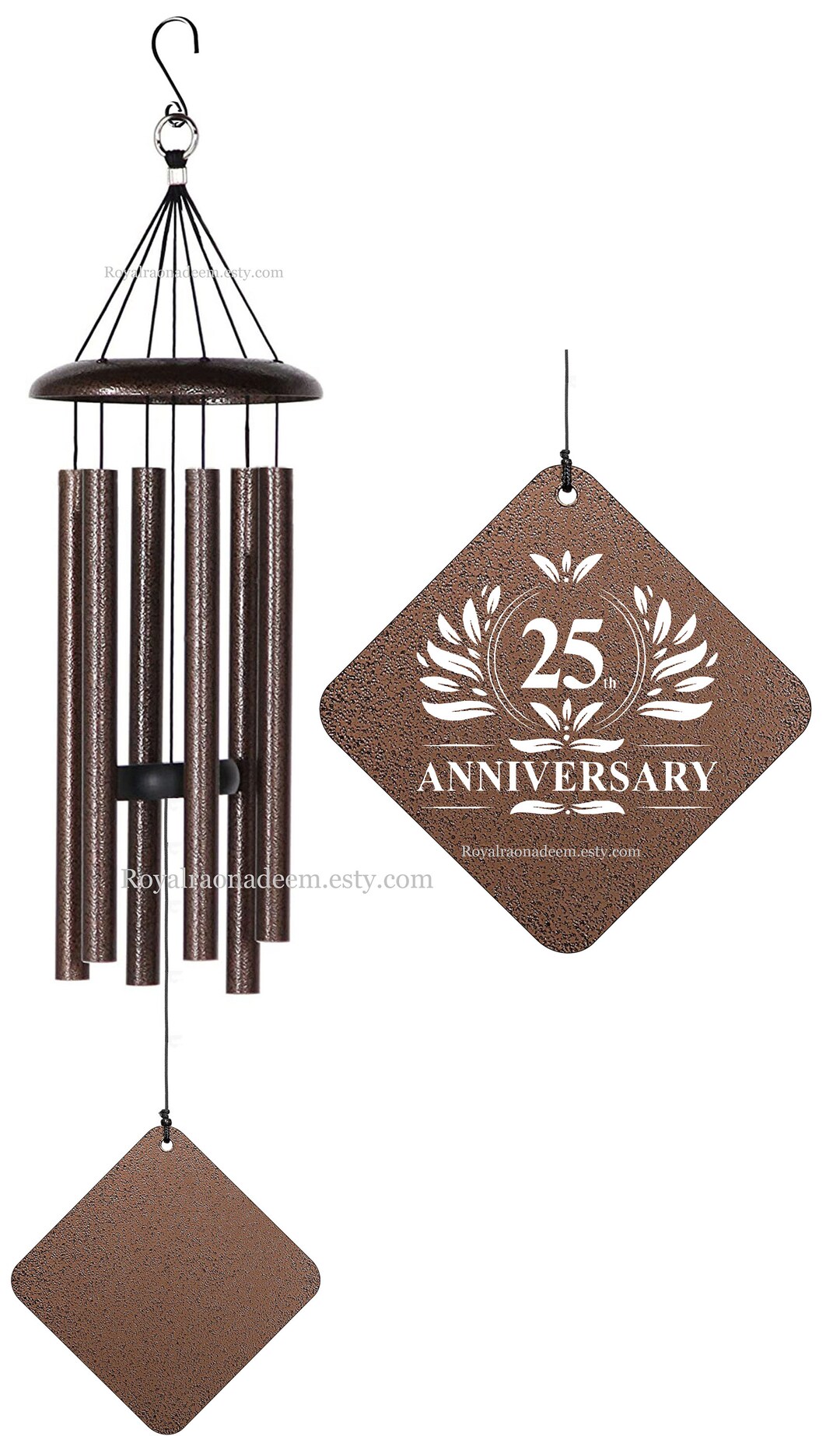 Personalized Memorial Wind Chime, Listen to the Wind Memorial Chime ...