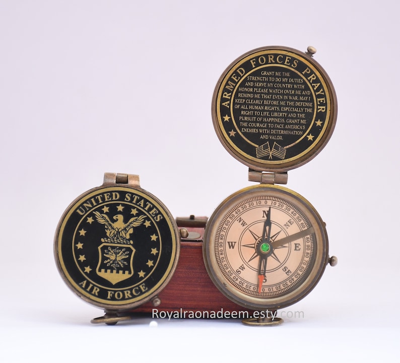 Air Force Gift Personalized Engraved Air Force Compass - Etsy