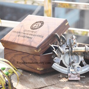 Compass With Sextant - Engraved Personalized Compass Nautical Sextant ...