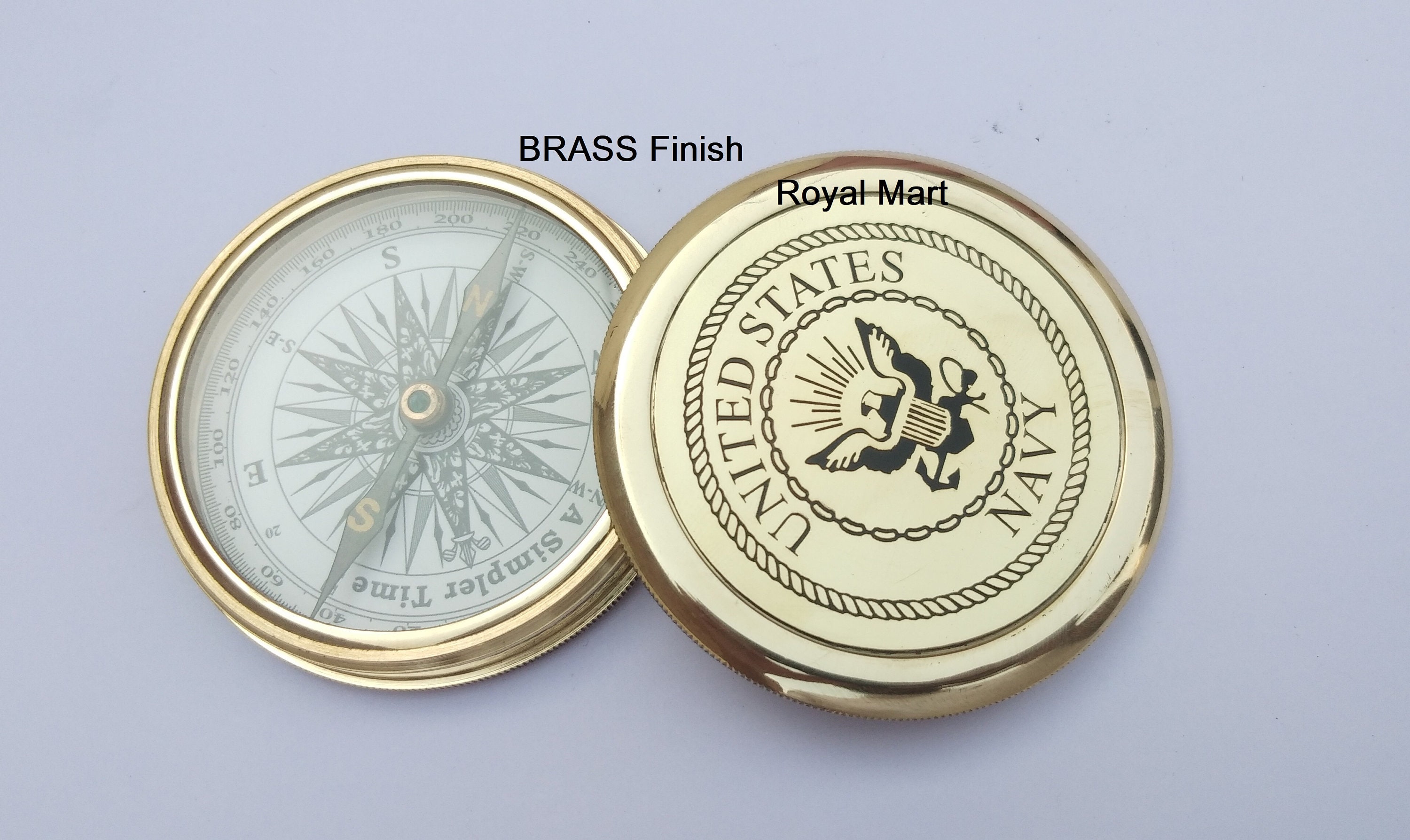 Engraved Navy Compass Personalized Compass US Navy Gift Navy | Etsy