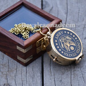 Army Gift, Engraved Army Compass, Personalized Army Compass, Army ...