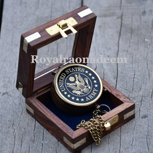Army Gift, Engraved Army Compass, Personalized Army Compass, Army ...