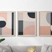 Printable Abstract Art Print Set Modern Neutral Abstract Gallery Wall ...