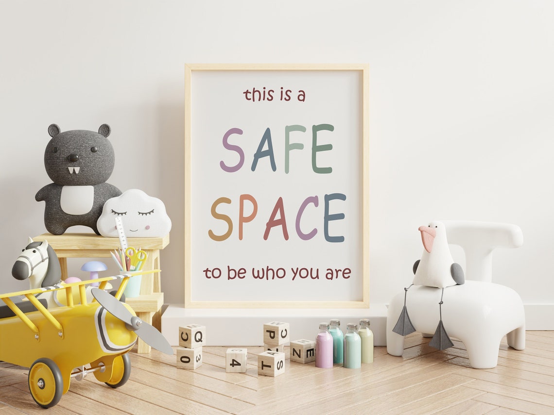 Classroom Decor Safe Space Kids Room Decor Educational | Etsy UK