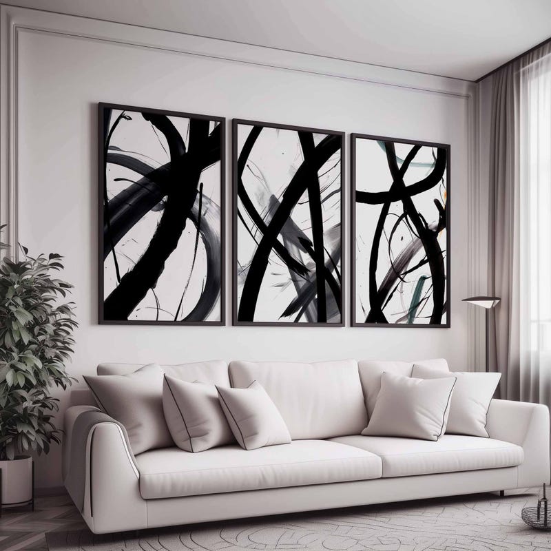 Black and White Wall Art - Etsy