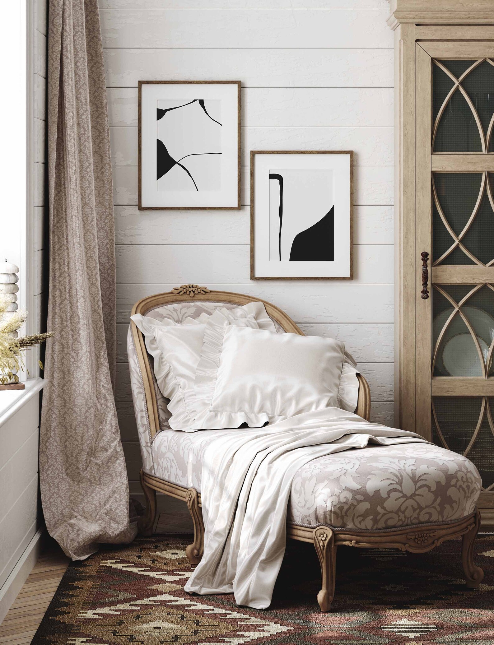 Modern Simple Minimal Gallery Wall Art Set of 3 Black and - Etsy