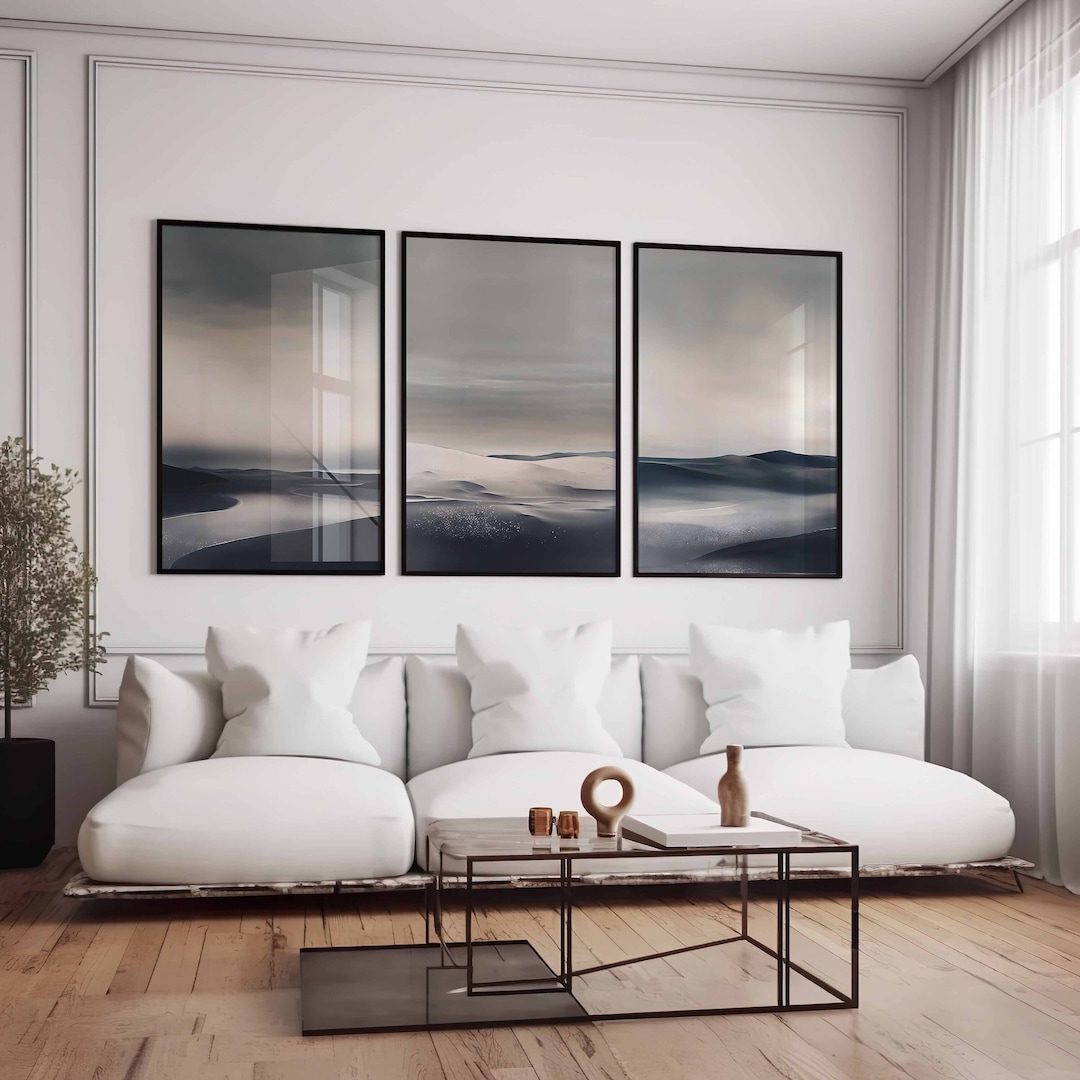 Set of 3 Digital Prints Contemporary Art Printable Prints Modern ...