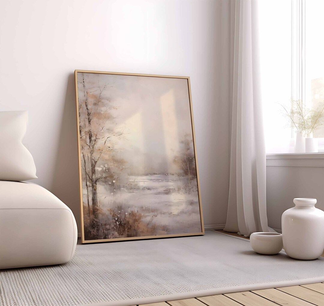 Vintage Rustic Landscape Wall Art Vintage Country Home Decor Prints ...