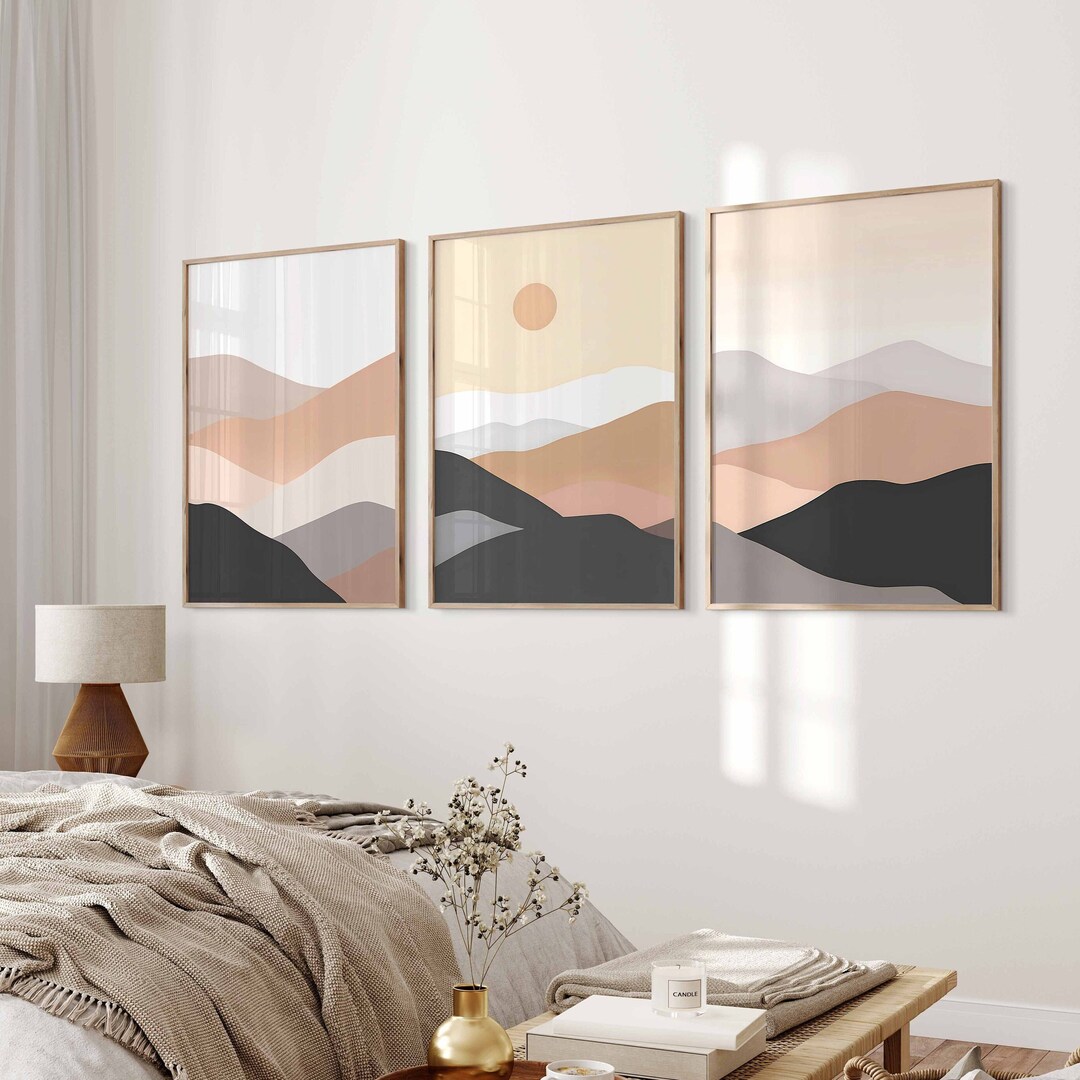 Instant Digital Downloadable Art Prints Set of 3 Large Wall - Etsy UK