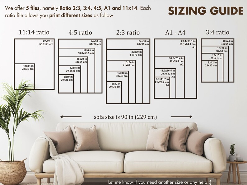 Modern Minimalist Geometric Wall Art Set of 3 Neutral Tone Abstract Art ...